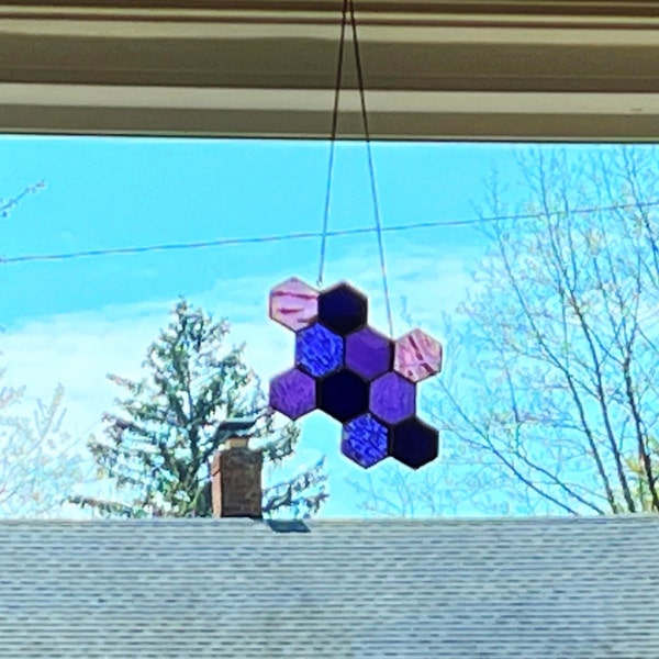 The Subtle Old Gregg Stained Glass Sun Catcher - Etsy