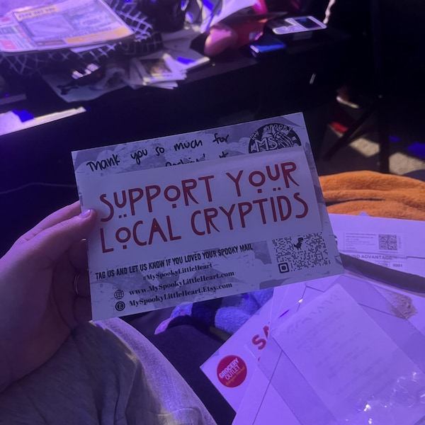 Support Your Local Cryptids Bumper Decal, Spooky Car Accessories, Alternative Girl, Spooky Babe ...