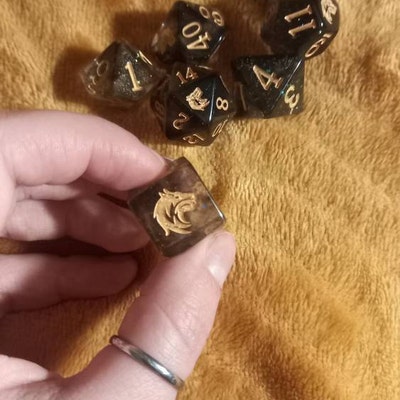 Dice RPG Set of 7 'spirit Of' Dolphin Dice Dungeons - Etsy