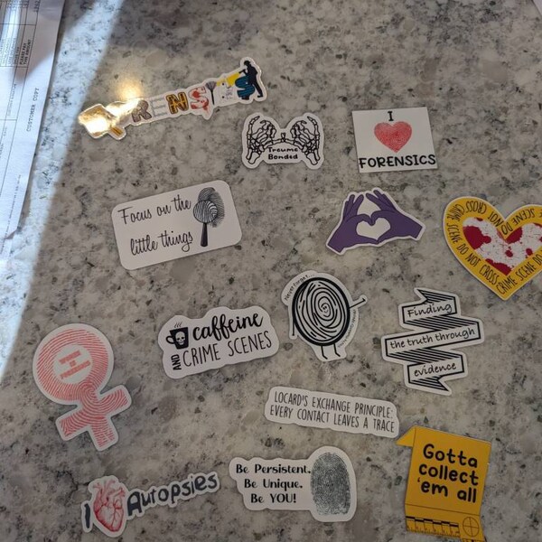 Forensic Science Candy Hearts| Valentine's Day Sticker Packs| Science ...