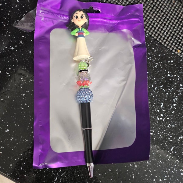Beaded Pen Topped With Teenage Mutant Ninja Turtles, Cartoon Pens, Pen ...