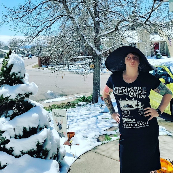 Old Funeral Coach Embalming Fluid V-neck - Etsy