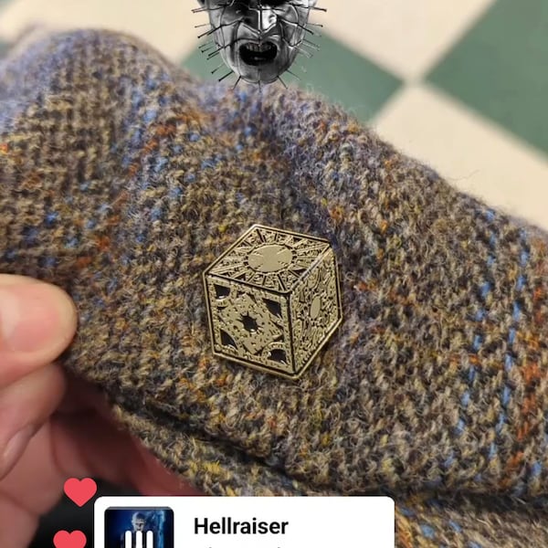 Hellraiser Puzzle Box Horror Enamel Pin | the Lament Configuration ...