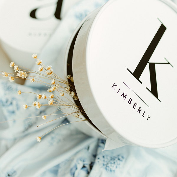 Custom Gift Box - White Confetti Box - Round White Hat Box - Custom ...