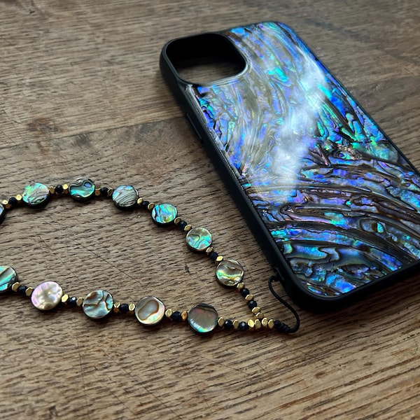 Abalone Shell Phone Case Iridescent Cover for iPhone 16 15 14 13 12 11 Pro Max /16pro/16promax ...