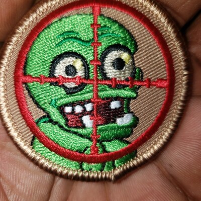 Zombie Hunters Patch 2 Inch Diameter Embroidered Patch - Etsy