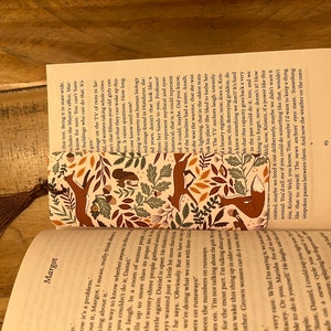 Foxes and Squirrels Bookmark. Woodland Creatures Illustration ...