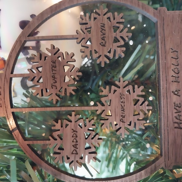 Personalized Polyamory Ornament - Have a Holly Poly Christmas 2025 - Etsy