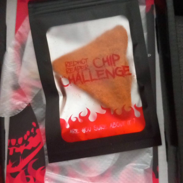1X CHIP CHALLENGE - Peaky Blinders World's Hottest Tortilla Chilli Chip ...