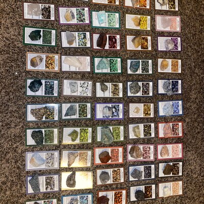 50 Different Rough Stones With Identification Cards the Best Starter ...