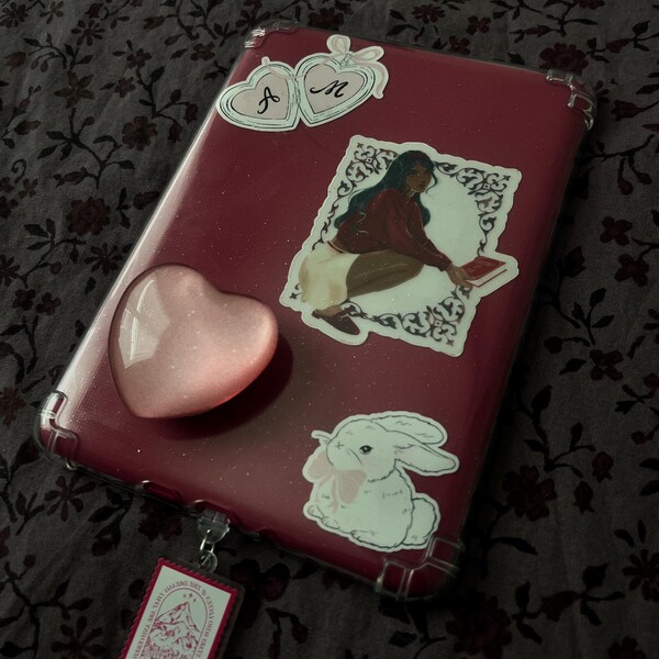 Custom Initials Heart Locket Sticker, Couples Gift, Anniversary, Hand ...