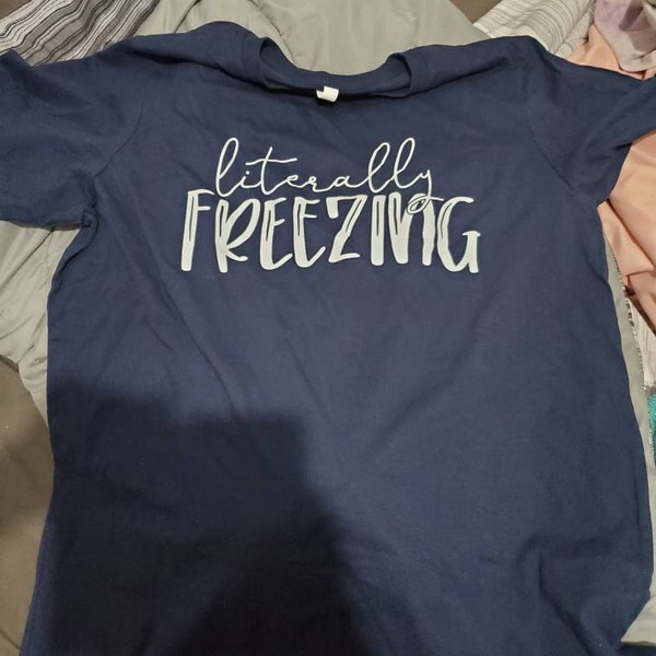Literally Freezing Shirt, Winter Hoodie, Cold Shirt, Winter Shirt ...