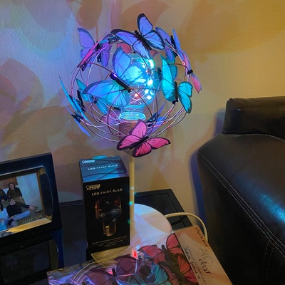 Plug in Pendant Rainbow Light Children Lighting Butterfly - Etsy