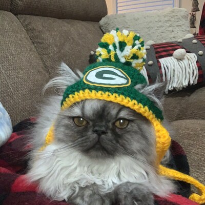 Crocheted Green Bay Packers Hat and Diaper Cover Set - Etsy