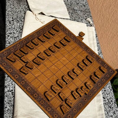 Ludus Duodecim Scriptorum, Ancient Roman Board Games, Handmade Board ...