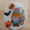 Skeleton Girl Painted Rock Bright and Spooky SEALED Halloween Painted ...