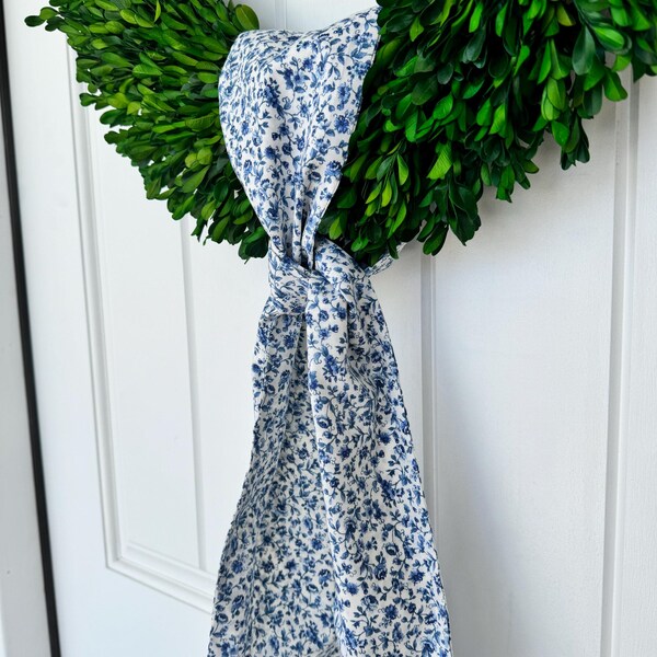 RED WHITE GINGHAM Wreath Sash, Wreath Sash, Wreath Sash, Door Hanger ...