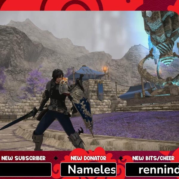 White Webcam Overlay for Twitch | Webcam and Rotator Widget | Subs ...