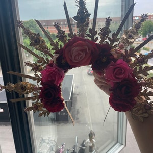 Aries Crown Zodiac Signs Jewellery Fairy Crown Gold Horns - Etsy