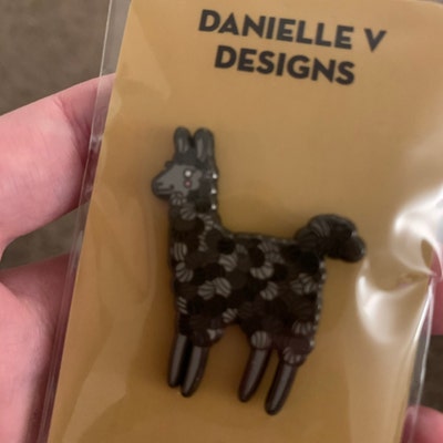 Yarn Llama Enamel Pin Llama Enamel Pin Llama Pin Knitting Pin Llama Pin ...