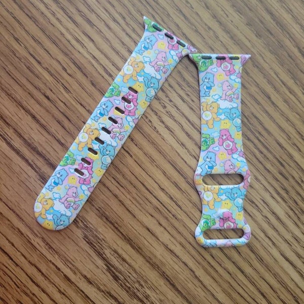 Caring Bear Watch Band Compatible With Apple Watch Fitbit Samsung - Etsy