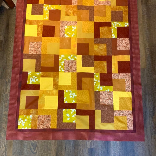 Enigma Fat-quarter Quilt Pattern, Beginning Quilt Pattern, Easy to Sew ...