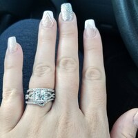 Infinity Crossover Art Deco Engagement Ring Diamond Band - Etsy