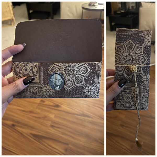 Wedding Congratulations Card With Money Folder, Money Envelope Gift ...