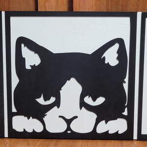 Panel.cat.laser Cut Files SVG DXF CDR Vector Plans, Files Instant ...