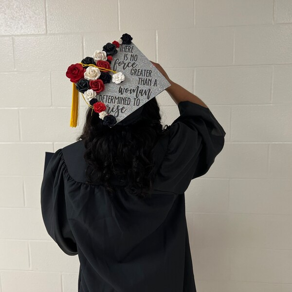 Graduation Cap Topper Powerful Woman - Etsy