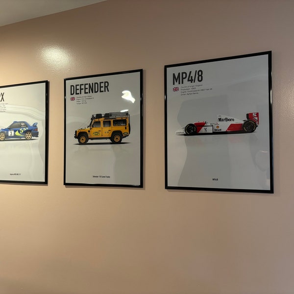 Fast and Furious Paul Walker Tribute Wall Art - Wall Decor Car Poster ...