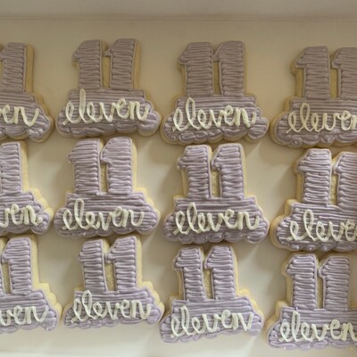 Lettered Number 11 Cookie Cutter/multi-size/dishwasher Safe - Etsy