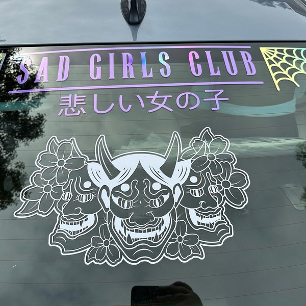 Sakura Drifters Stacked JDM Cherry Blossom Petals XL Rear Windshield ...