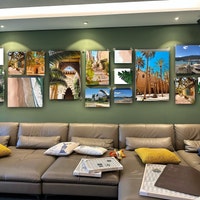 Preppy Poster Set, Travel Poster Set of 8, Maximalist Decor, Trendy ...