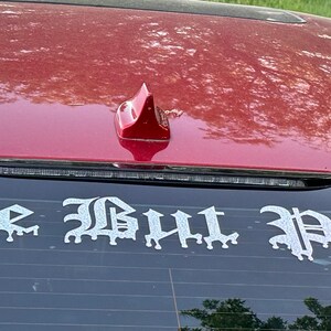 Custom Text Outline Y2 Windshield Graphic Decal Car Sticker Banner JDM ...