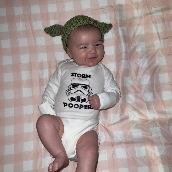 Storm Pooper, Dark Side Baby Bodysuit, Funny Baby, Cute Baby, Baby ...