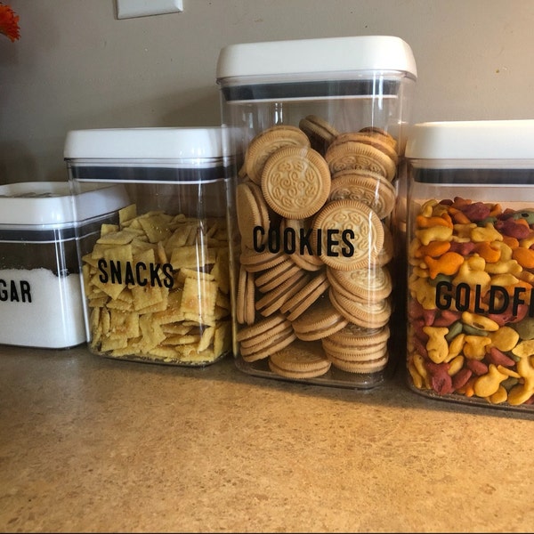 Home Organization Custom Vinyl Labels, Home Storage Labels, Organizing ...