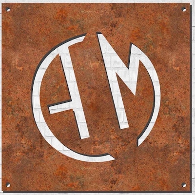 Original 3mm Corten Metal Sign, Custom Rusted Metal Sign,laser Cut ...