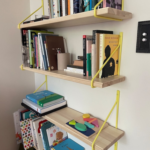 Wavy Shelf - Pastel Pink Shelf, Maximalist Decor, Danish Pastel, Wall ...