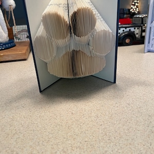 PAW PRINT Book Folding Pattern 168 Folds 336 Numbered Pages. PDF ...
