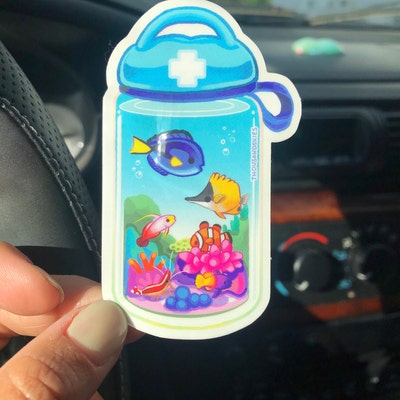 Vinyl Sticker transparent First Coral Reef Kit - Etsy