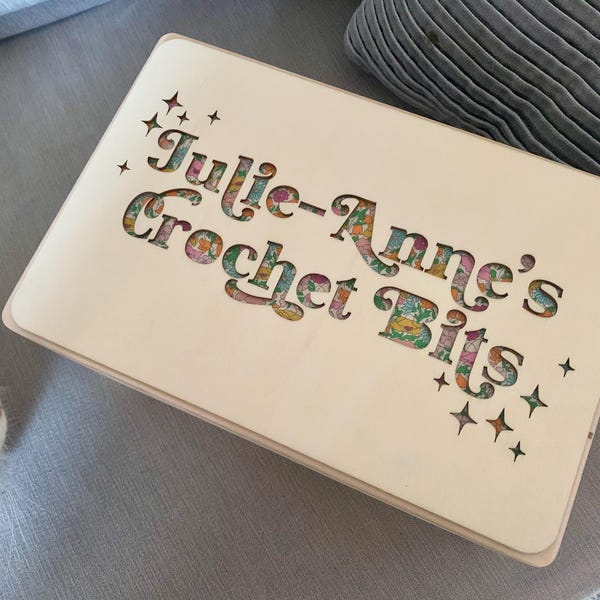 Personalised Raised Name Keepsake Box Toddler Keepsake Box Laser ...