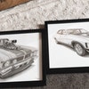 1973 Holden HQ Monaro GTS A3 Print off Original Pencil Drawing Limited ...