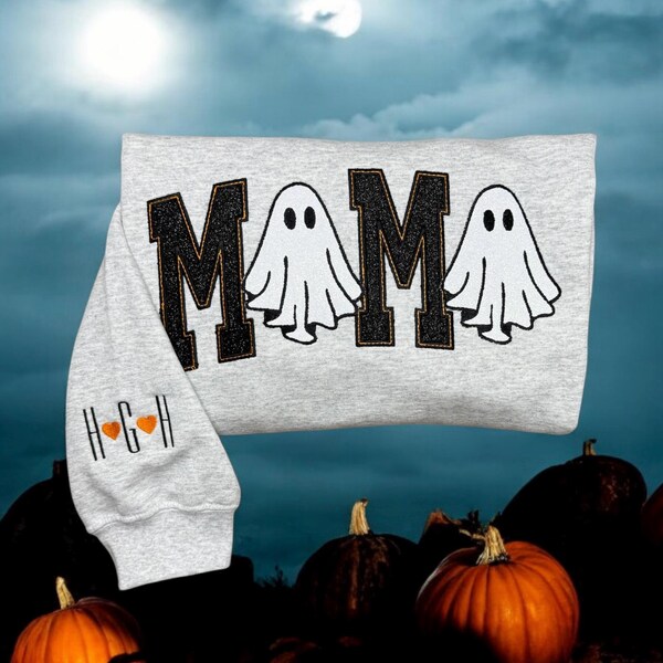 Ghost Bundle Embroidery Design Cute Ghost Embroidery Design Ghost Line ...