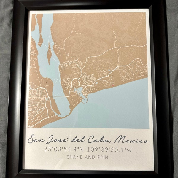 Custom Map Topography, Personalized Map, Topographic Map Art, National ...