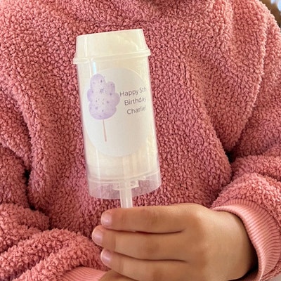 Cotton Candy Push-pop Cotton Candy Party Favors Dye Free Cotton Candy ...