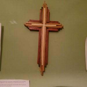 Cross Wooden Cross Layered Wood Cross Wood Crucifix Wooden Cross ...