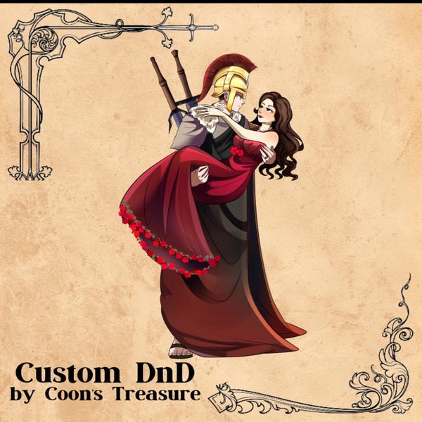CUSTOM DND CHARACTER, Custom Dnd Character Portrait, Dungeons and ...