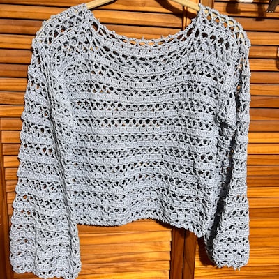 Sunny Side up Sweater/ Crochet Summer Patterns/ Easy Beginner Tutorial ...