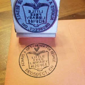 Library Stamp Classroom Books Stamper Custom Teacher Gift Book Rubber ...
